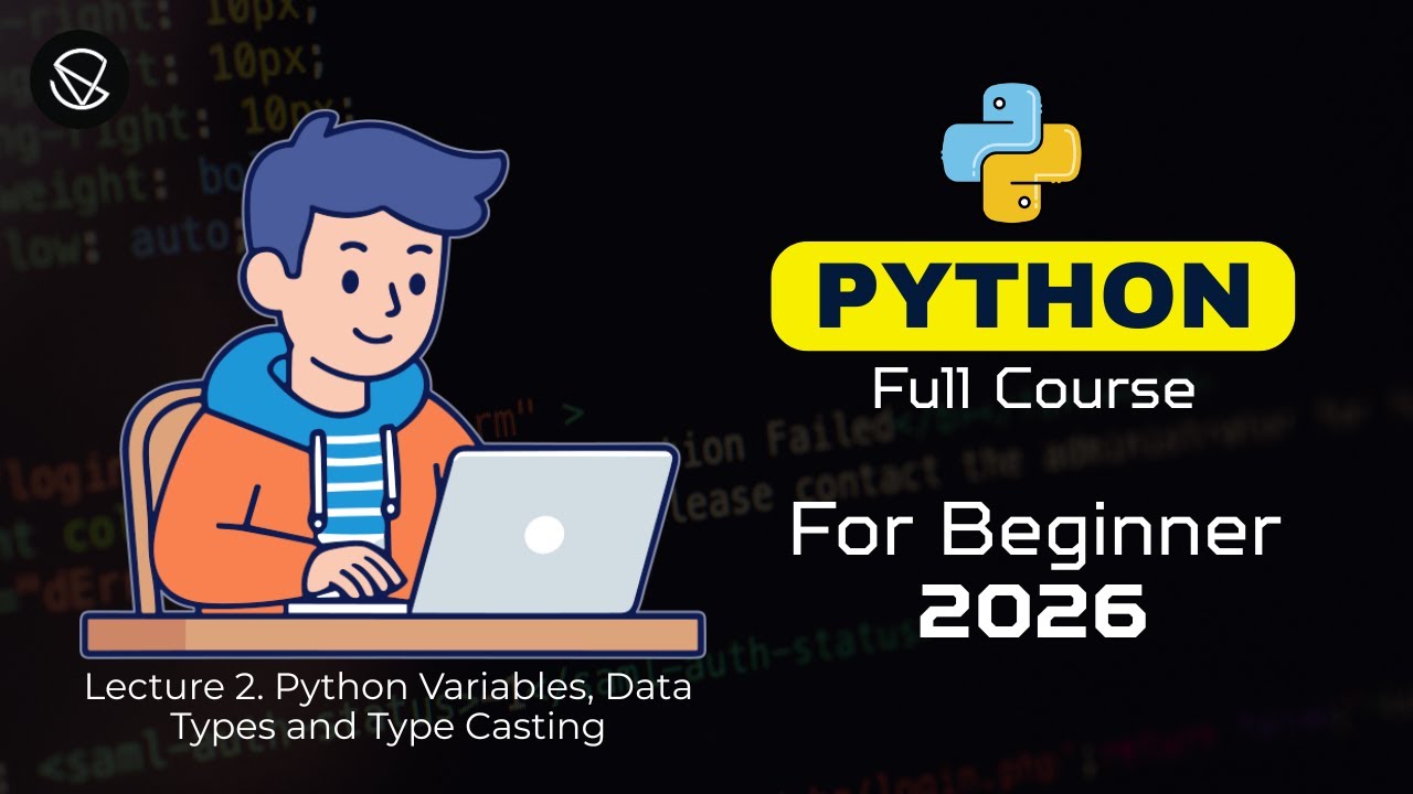 Python Variables, Data Types & Type Casting | Python Basics for Beginners #vstechhorizon #python #ai
