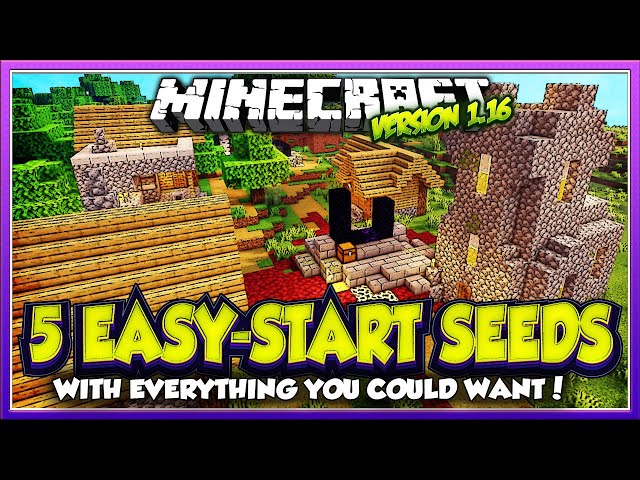 5 best Minecraft seeds for easy start