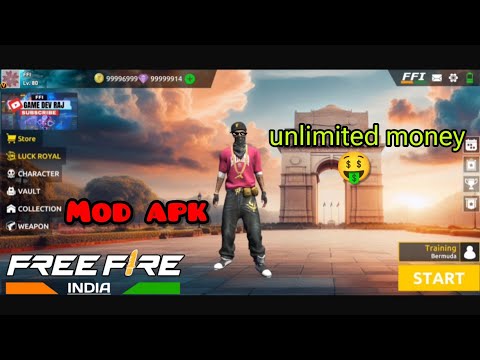 Free Fire India Unlimited Coins and Diamond mod apk download FFI