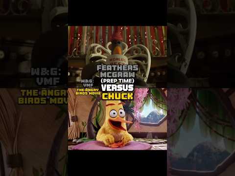 Feathers McGraw Vs Chuck | #wallaceandgromit #theangrybirdsmovie #vsbattle