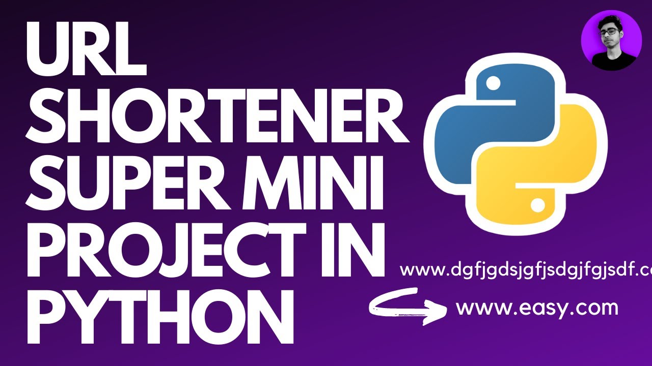 URL Shortener Mini Project in Python | Shorten The URL's  | Amazing Python Libraries