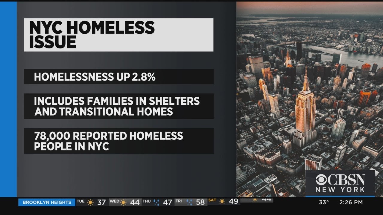Report: Homelessness Increasing In NYC