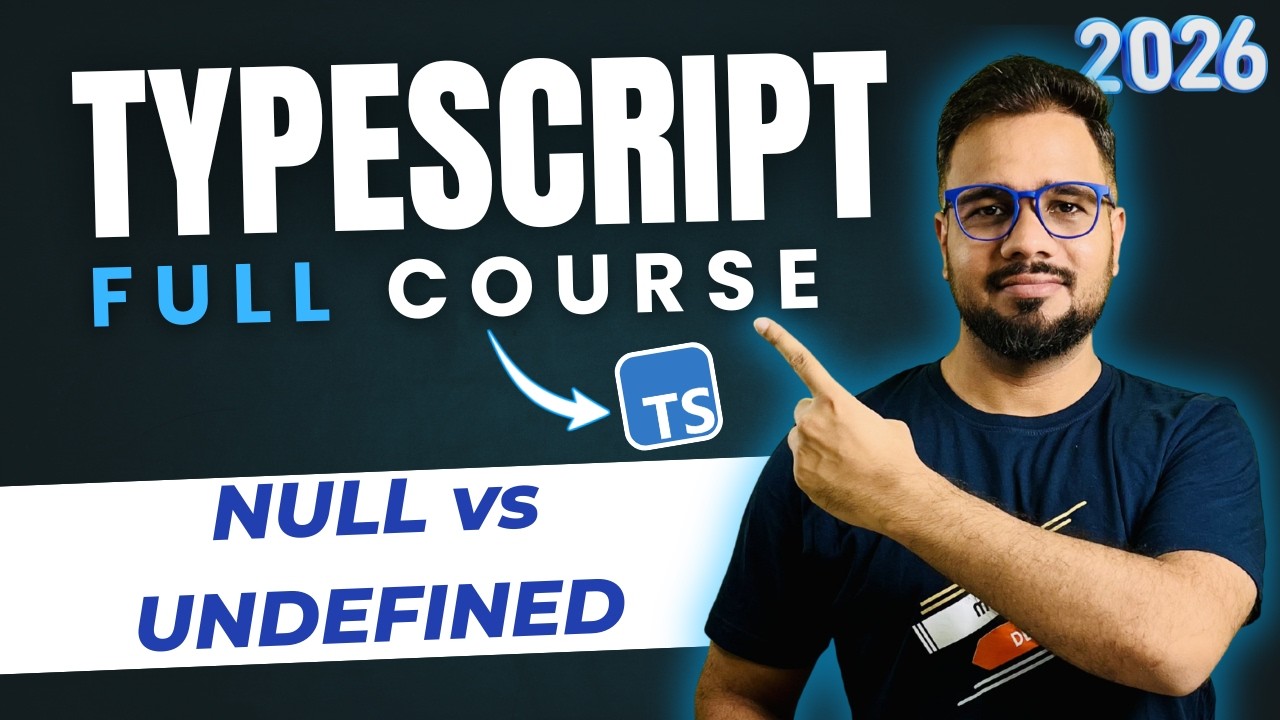 TypeScript Tutorial #9 - Null vs Undefined