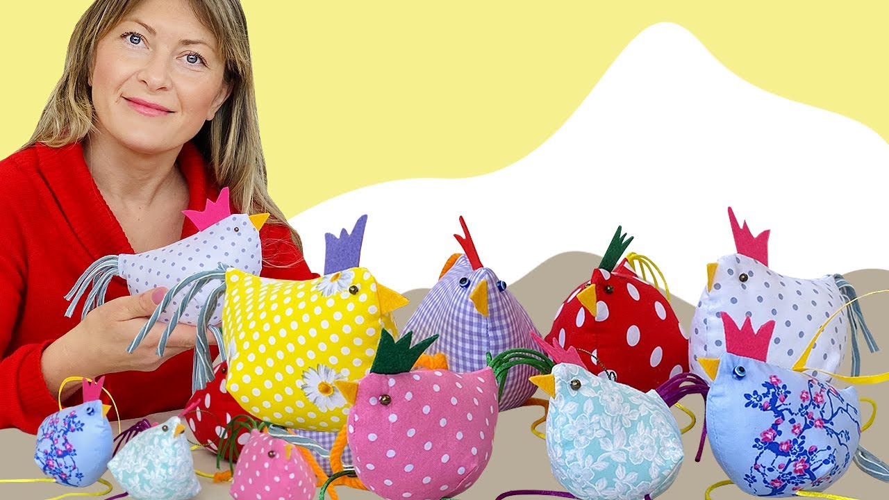 DIY Easter Chicks / How to sew Easter chickens / Chick Sewing Tutorial
