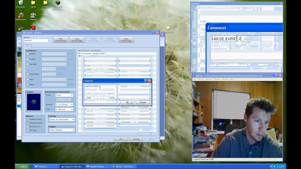 Ruby Scripting Tutorial 18 - Part 1 - Large Events