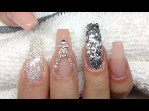 How To Nude Nails // Coffin Ballerina Nail Shape
