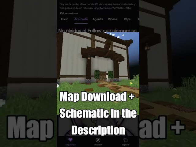 Japanese Contruccion + Schematic + TradingHall Minecraft Map