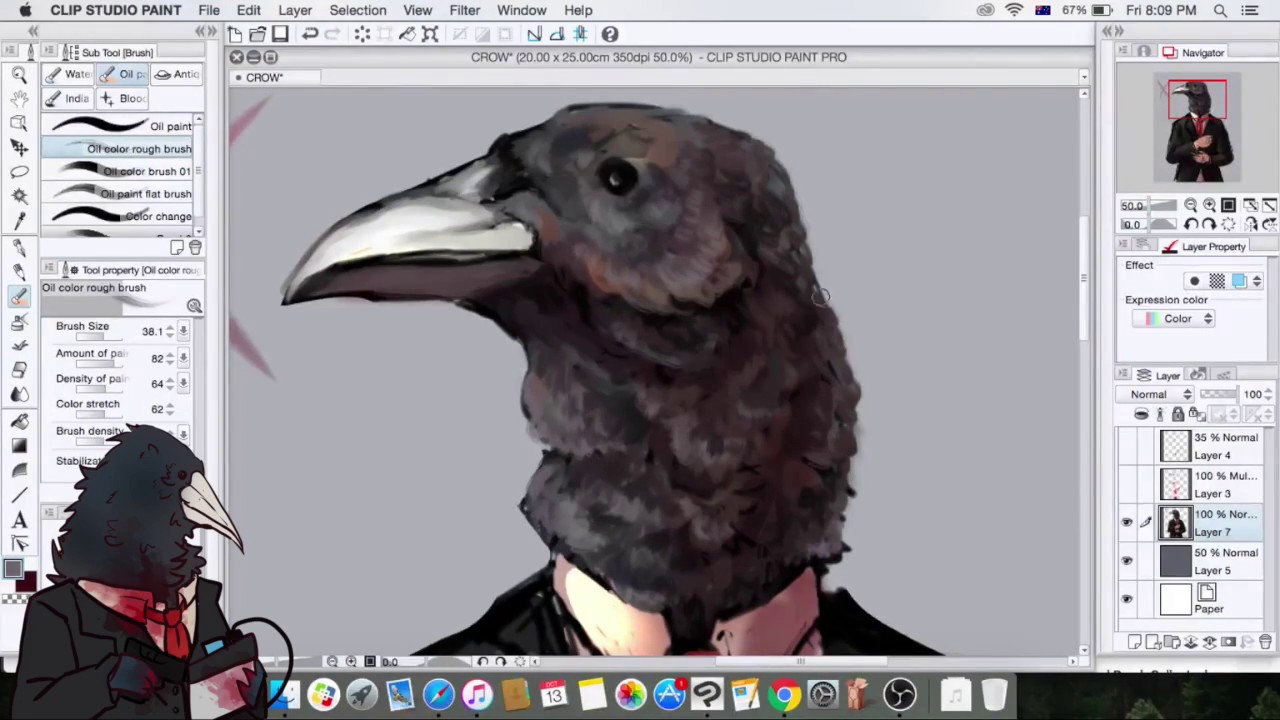 Speedpaint: 6 - Crow