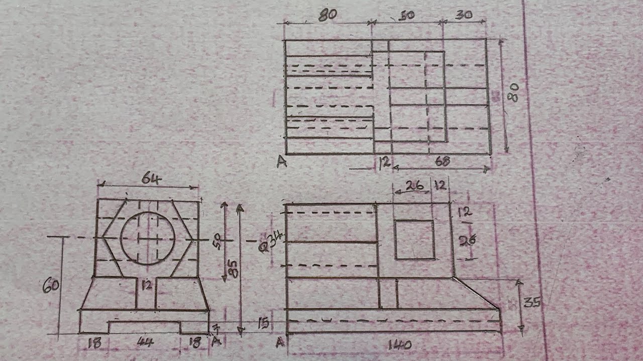 Grade 11 isometric Drawing part 2.