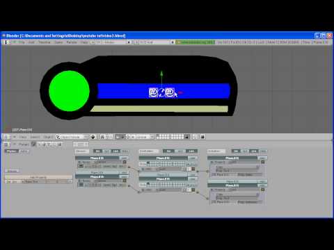 Blender tutorial - making a rounded life display in blender game engine part 3