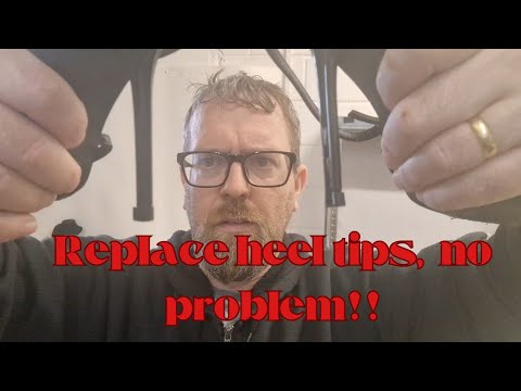 How to replace heel tips on high heels. YSL