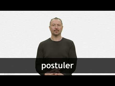 English Translation of “POSTULER” | Collins French-English Dictionary