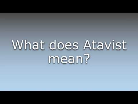 What does Atavist mean?