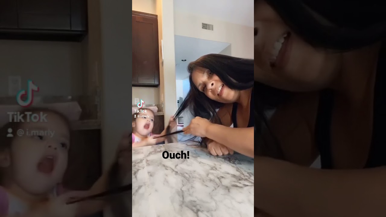 Hair pulling and swinging.