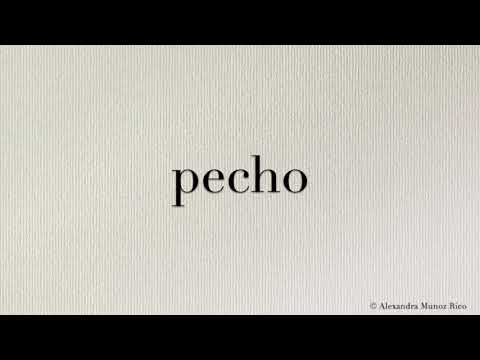 How to pronounce in Spanish the word “pecho“ (chest)