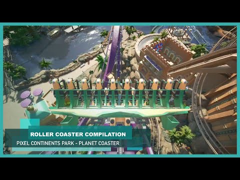 Steam Community :: Video :: Roller Coaster Compilation 🎢💙 [Pixel ...
