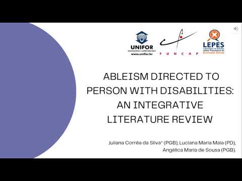 WCQR2023_16: Ableism Directed to Person with Disabilities: An Integrative Literature Review