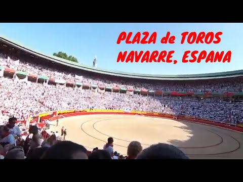 Bullfight Coliseum in Espana - 20,000 people ready for Spanish Bullfight
