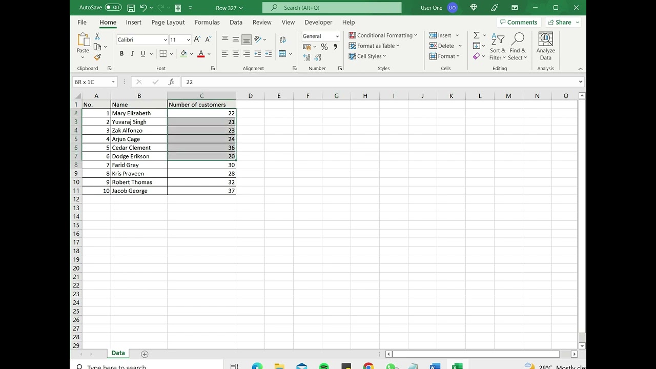 How to apply horizontal centering in Excel