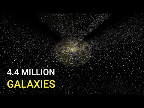 Astronomers create a map containing 4.4 million galaxies