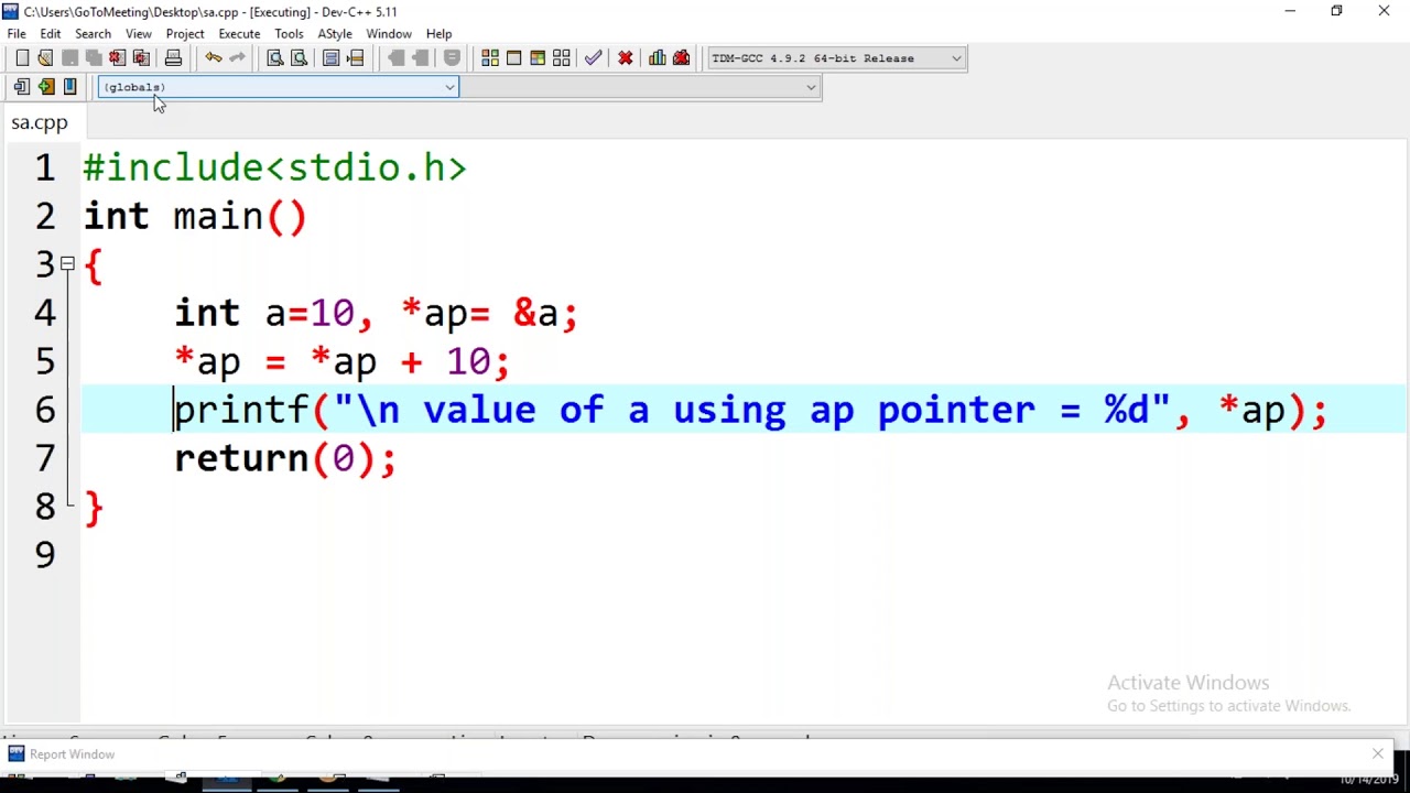 4  Pointers  Update value of a variable using pointer