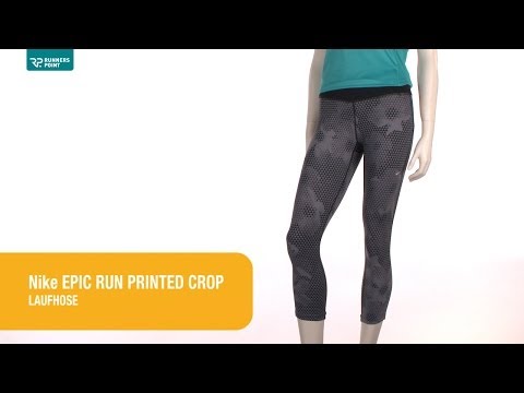 Damen Laufhose Nike Epic Run Printed Crop