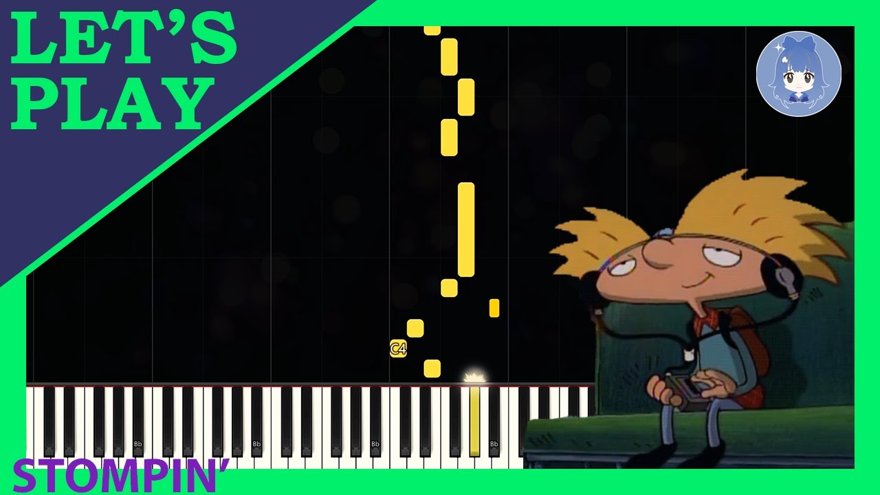 Hey Arnold's Stompin by Jim Lang [Piano Tutorial]