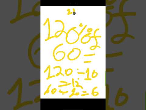 Percentages of an amount