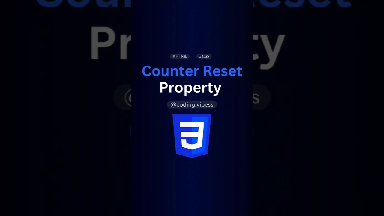 Counter Reset Property in CSS! 🤯🚀 #shorts