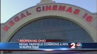 Regal Cinemas to reopen at The Mall at Fairfield Commons Friday