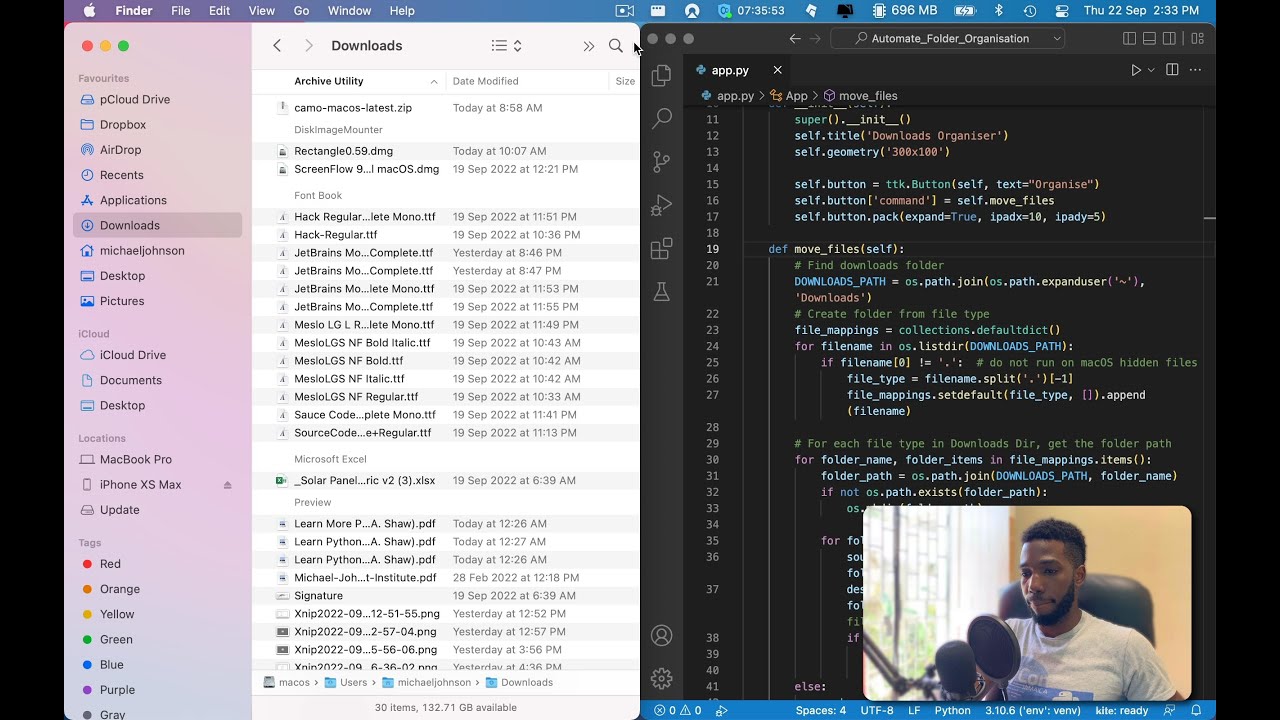 Automate Downloads Folder with Python