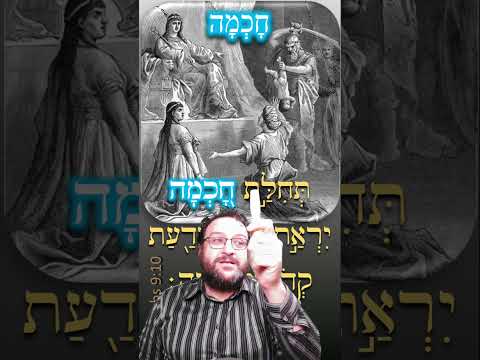 wisdom - חָכְמָה Biblical Hebrew word of the day #shorts #shortvideo Frequency 149x