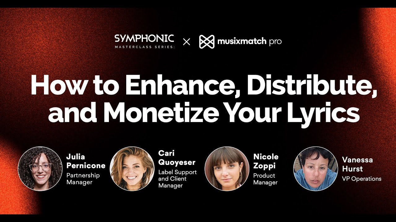 How to Enhance, Distribute, and Monetize Your Lyrics with Musixmatch Pro | Masterclass