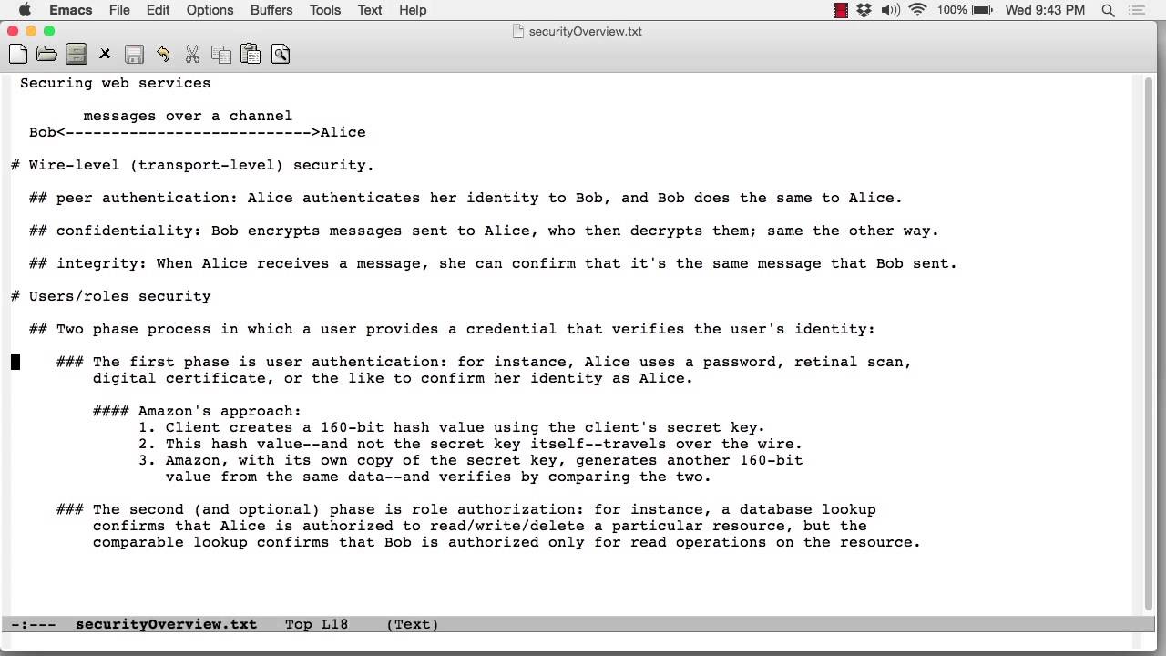 13 01 Web Services Security Overview