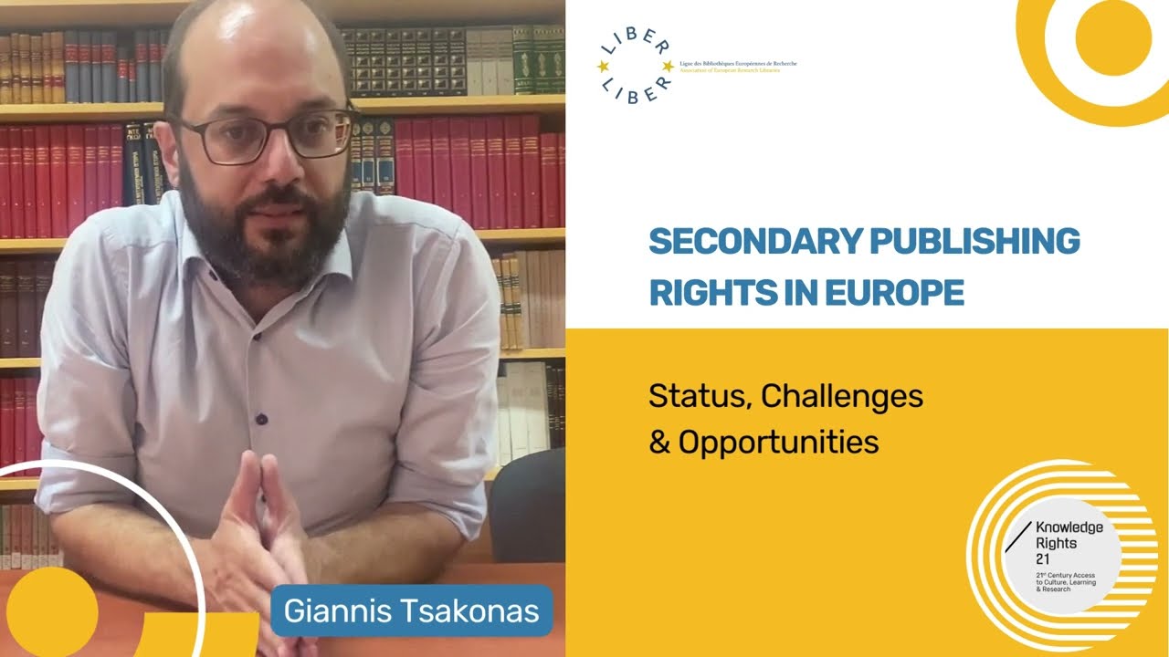 KR21-LIBER Report - Secondary Publishing Rights in Europe: Status, Challenges & Opportunities