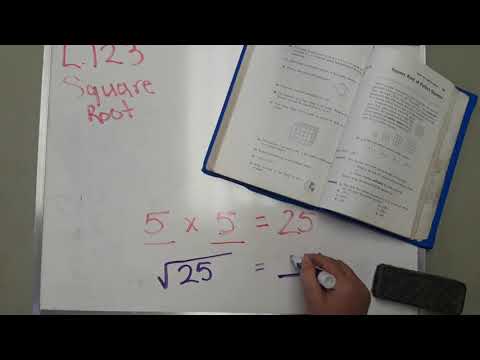 Math 76 L. 123 Square Root