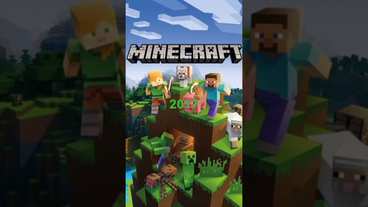 evolution of minecraft logo