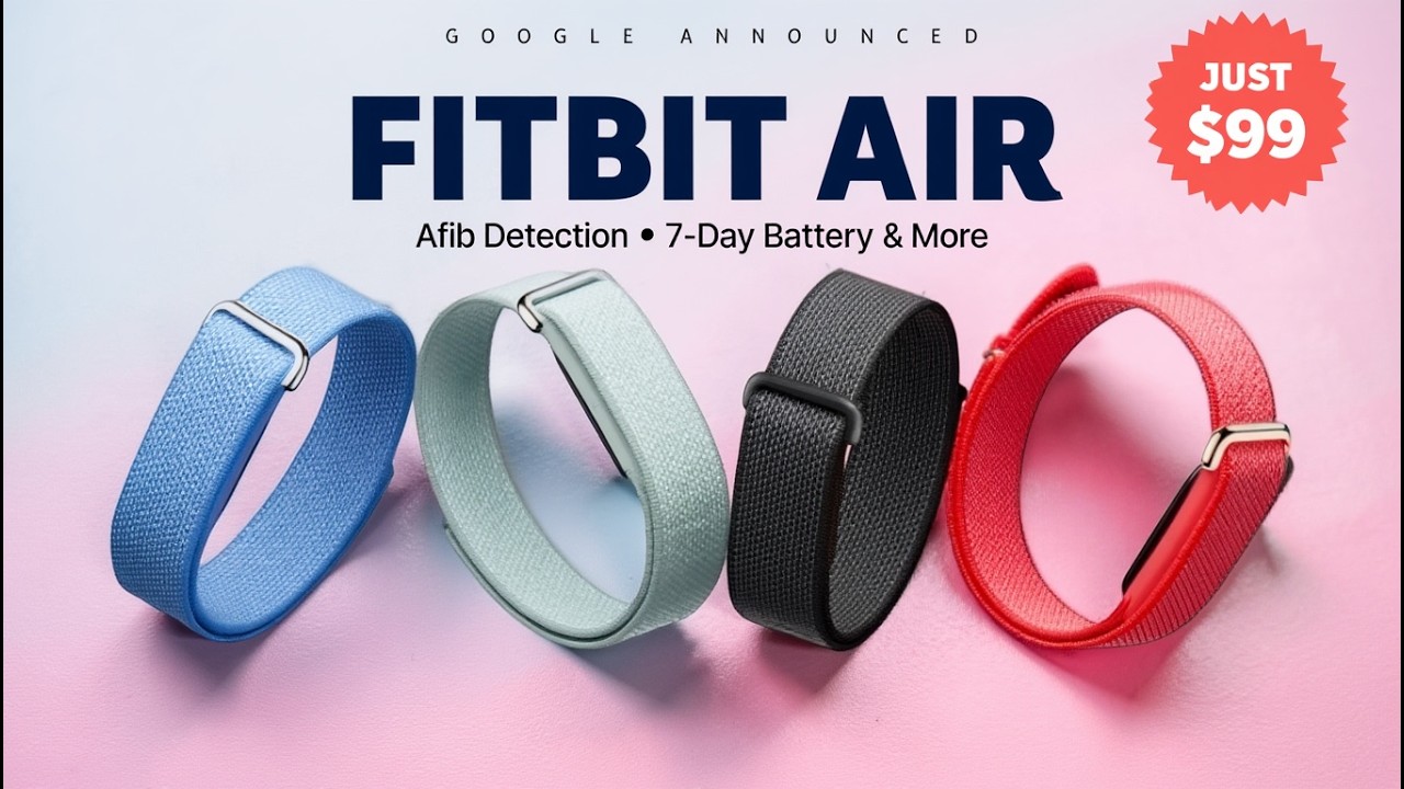Google Fitbit Air: The $99 Screenless Tracker That Challenges Whoop