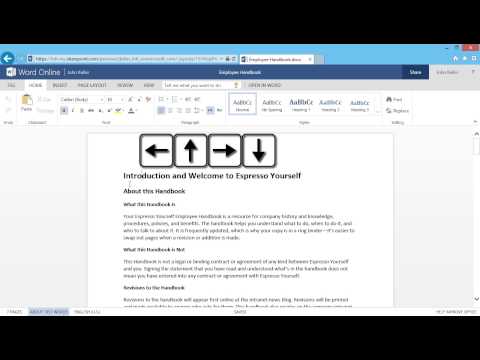 Office Online Word: Entering Text and Editing Documents