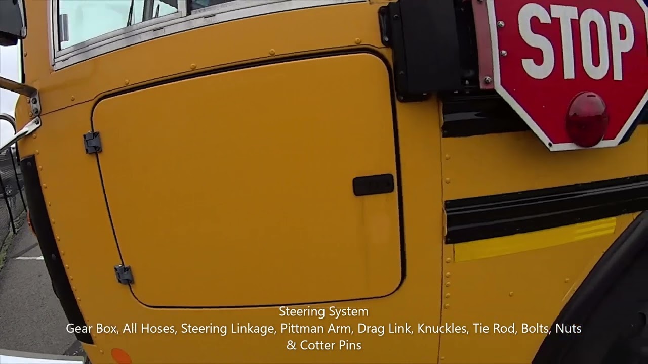 Beginner CDL Class B School Bus Steering System