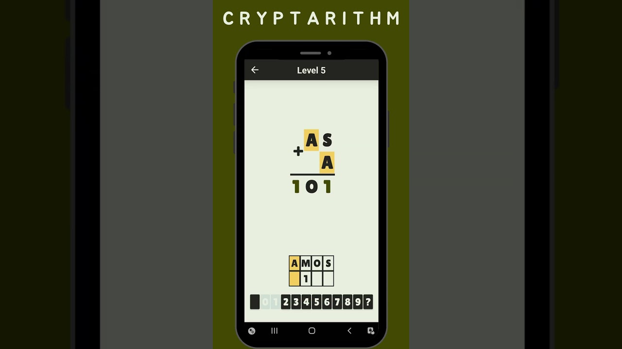 Cryptarithm: Math Puzzle Android App