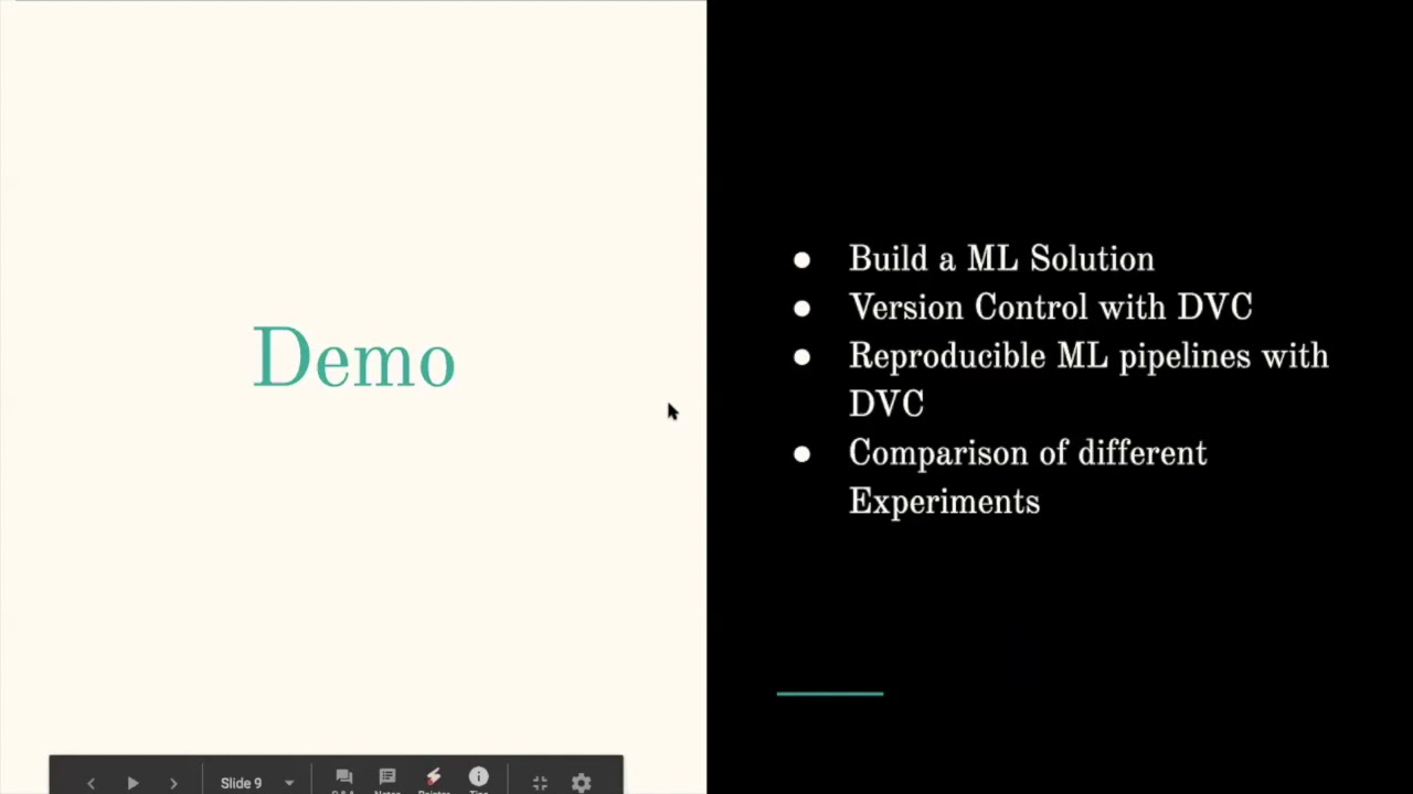 Versioning Machine Learning Models and Data - Geek Night Talk (DVC)