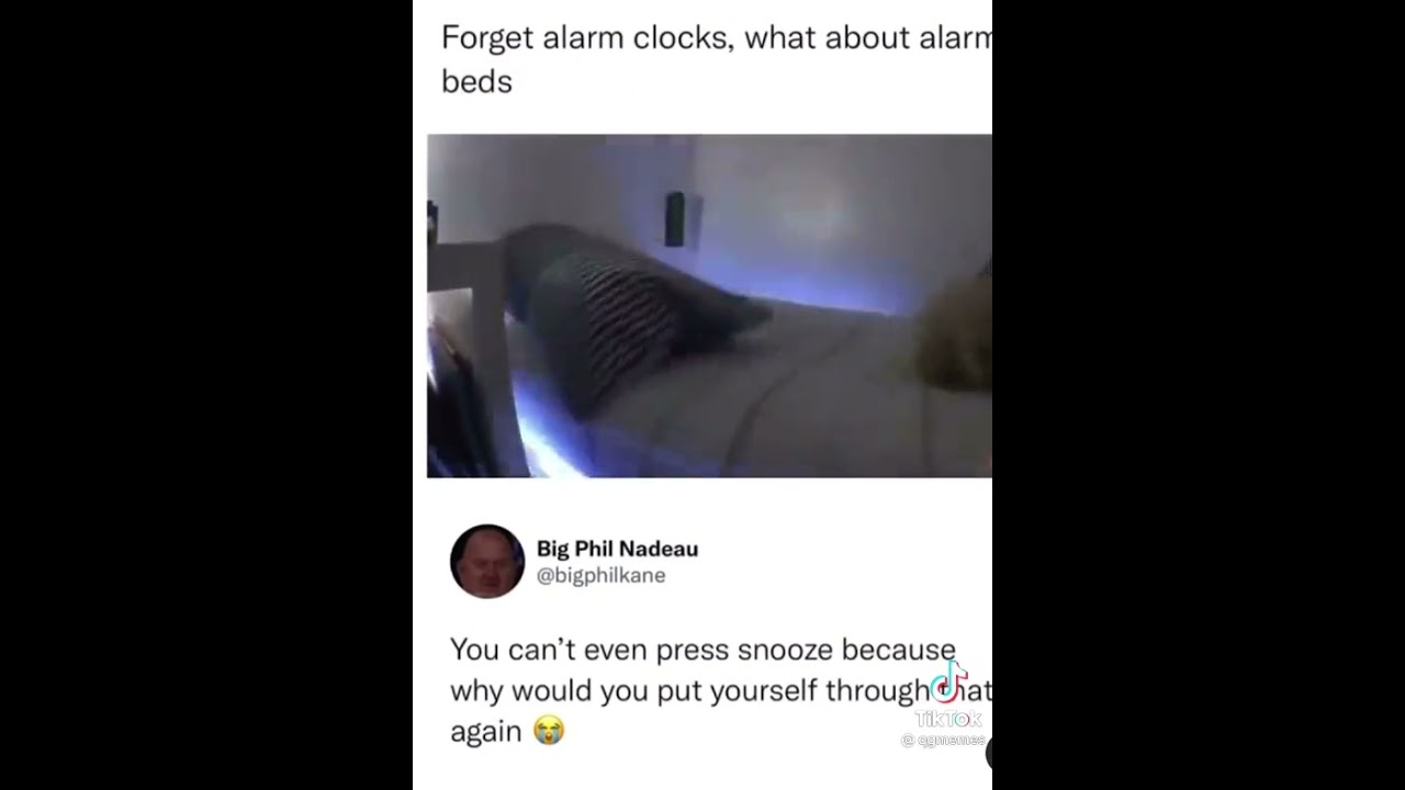 forget alarm clocks, what about alarm beds #shorts