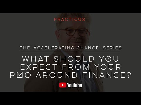 What should you expect from your PMO around Finance?