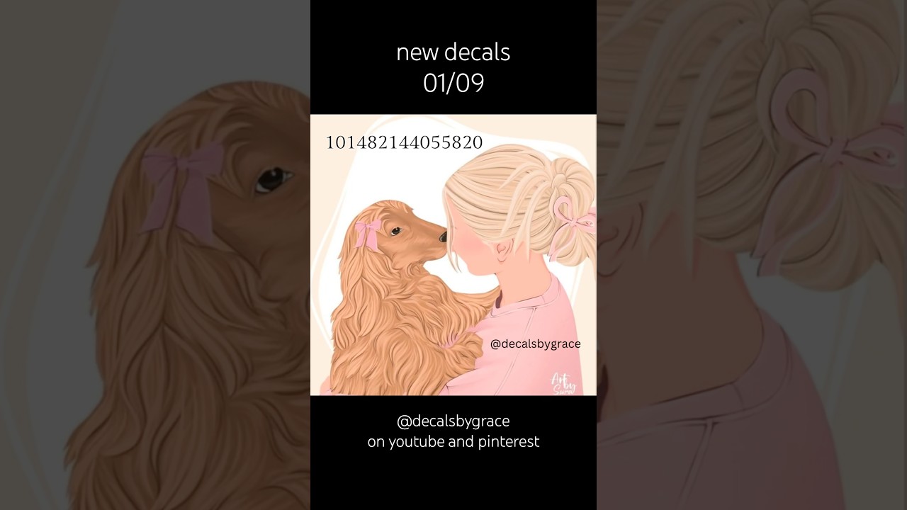 new decals 01/09 || #berryave #robloxdecal #decals #bloxburg #shorts #trending #fyp #viralshorts