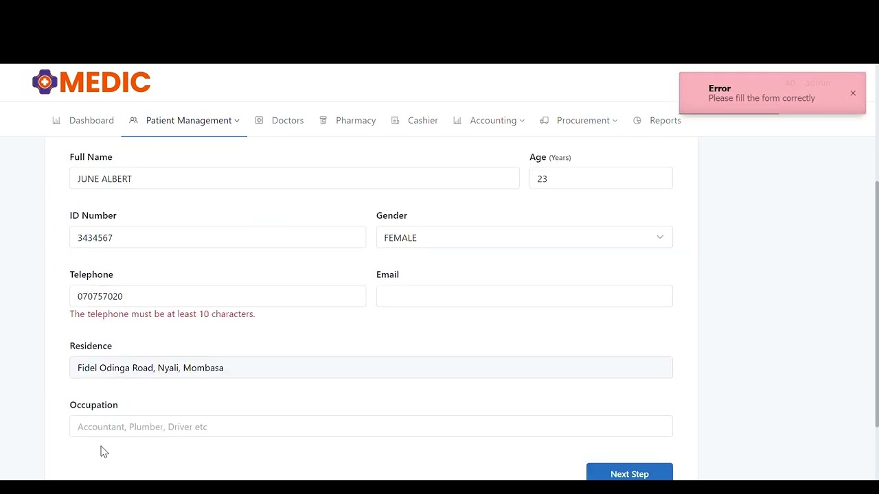 Patient Management Module with Our Hospital Management System