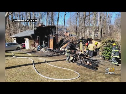 Fire investigators search for survivors following reported house explosion in Bel Air