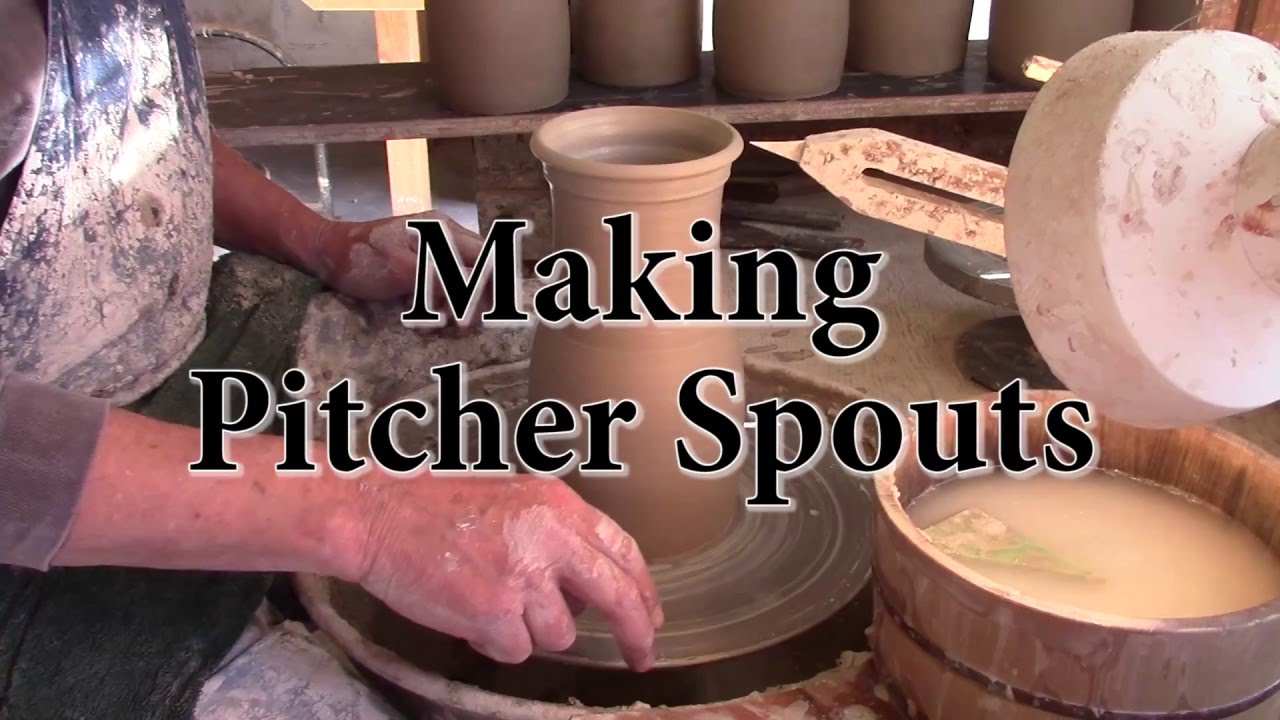 How to make pitcher spouts.