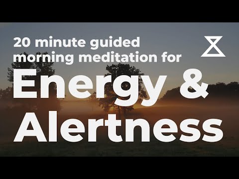 20 Minute Guided Morning Meditation for Energy and Alertness (No Music, Voice Only)