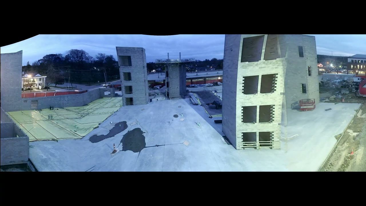 Medina County Courthouse construction timelapse